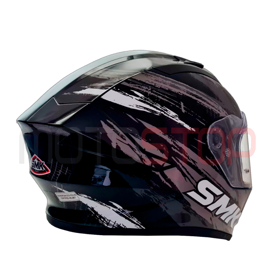 CASCO N6 F/F HELMET SMK STELLAR WITH METEORITE GRAPHICS GL266 P70R