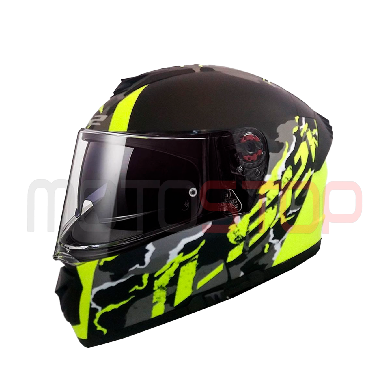 Casco Moto Ls2 Ff390 Breaker Evo Feline Negro Amarillo Matte / Incluye ...