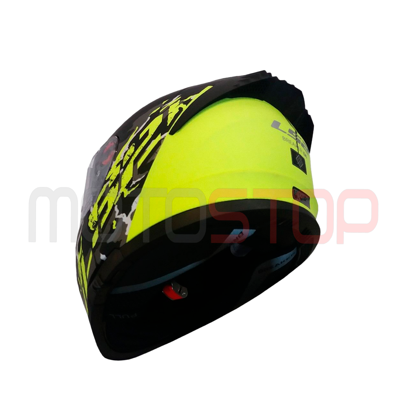 Casco Moto Ls2 Ff390 Breaker Evo Feline Negro Amarillo Matte / Incluye ...