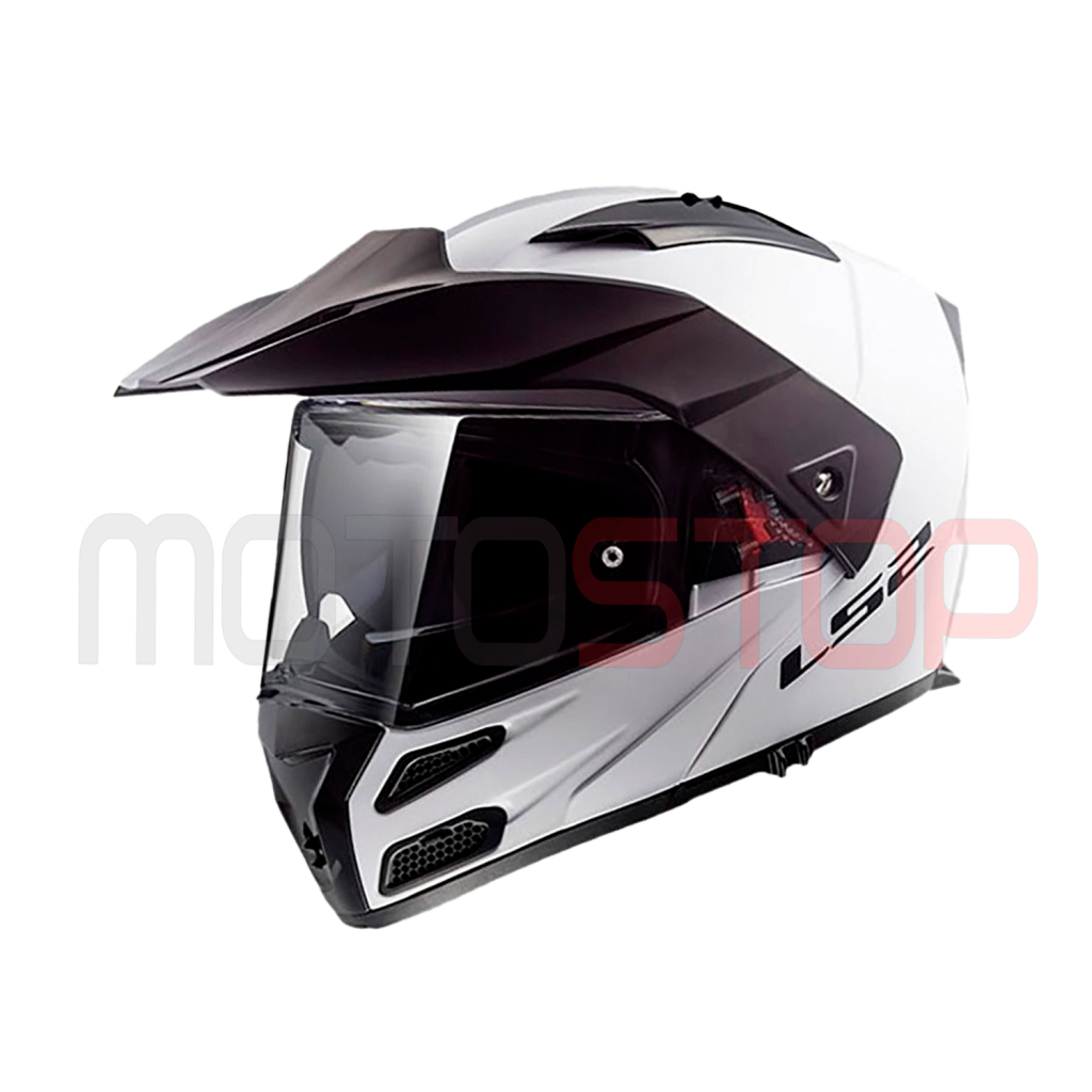 Casco Abatible Ls2 Ff324 Metro Evo Blanco