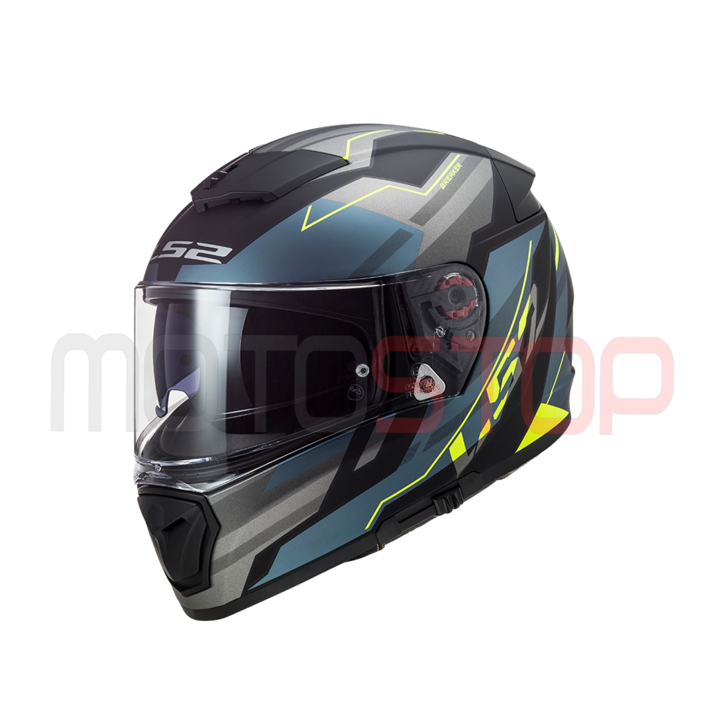 Casco Moto Ls2 Ff390 Breaker Evo Beta Amarillo / Incluye Pinlock