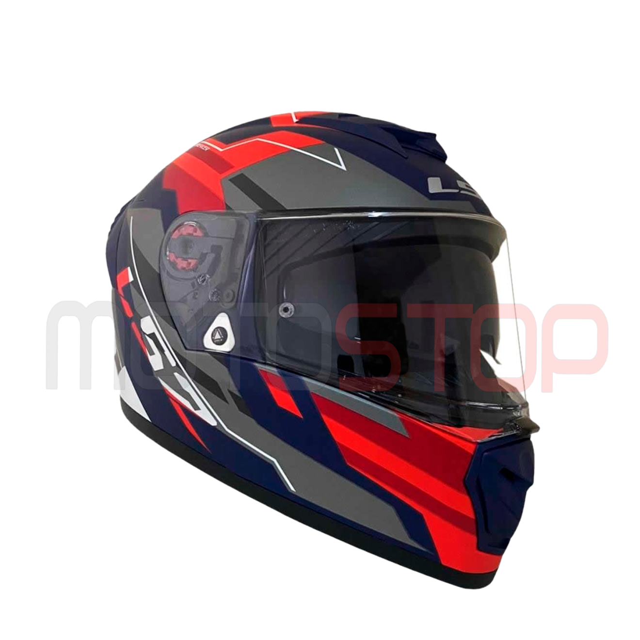 Casco Moto Ls2 Ff390 Breaker Evo Beta Rojo Azul / Incluye Pinlock