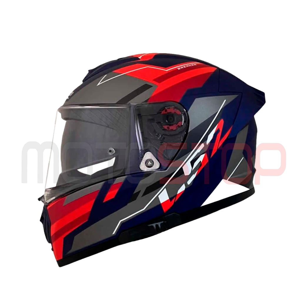 Casco Moto Ls2 Ff390 Breaker Evo Beta Rojo Azul / Incluye Pinlock
