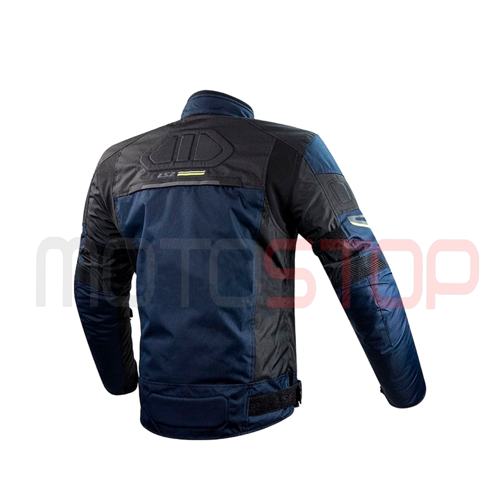 Chaqueta Ls2 Hombre Shadow Azul Negra Amarillo