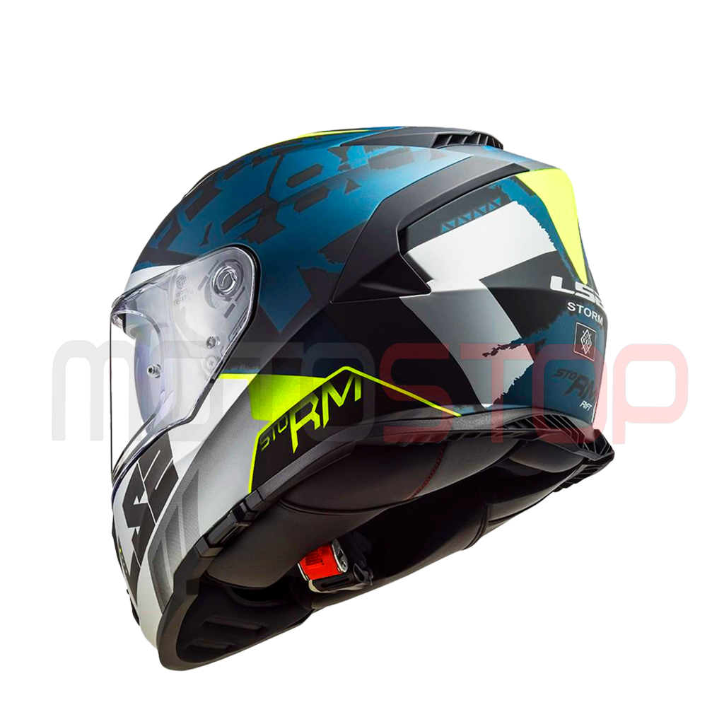 Casco Ls2 Ff800 Storm Negro Plateado / Incluye Pinlock