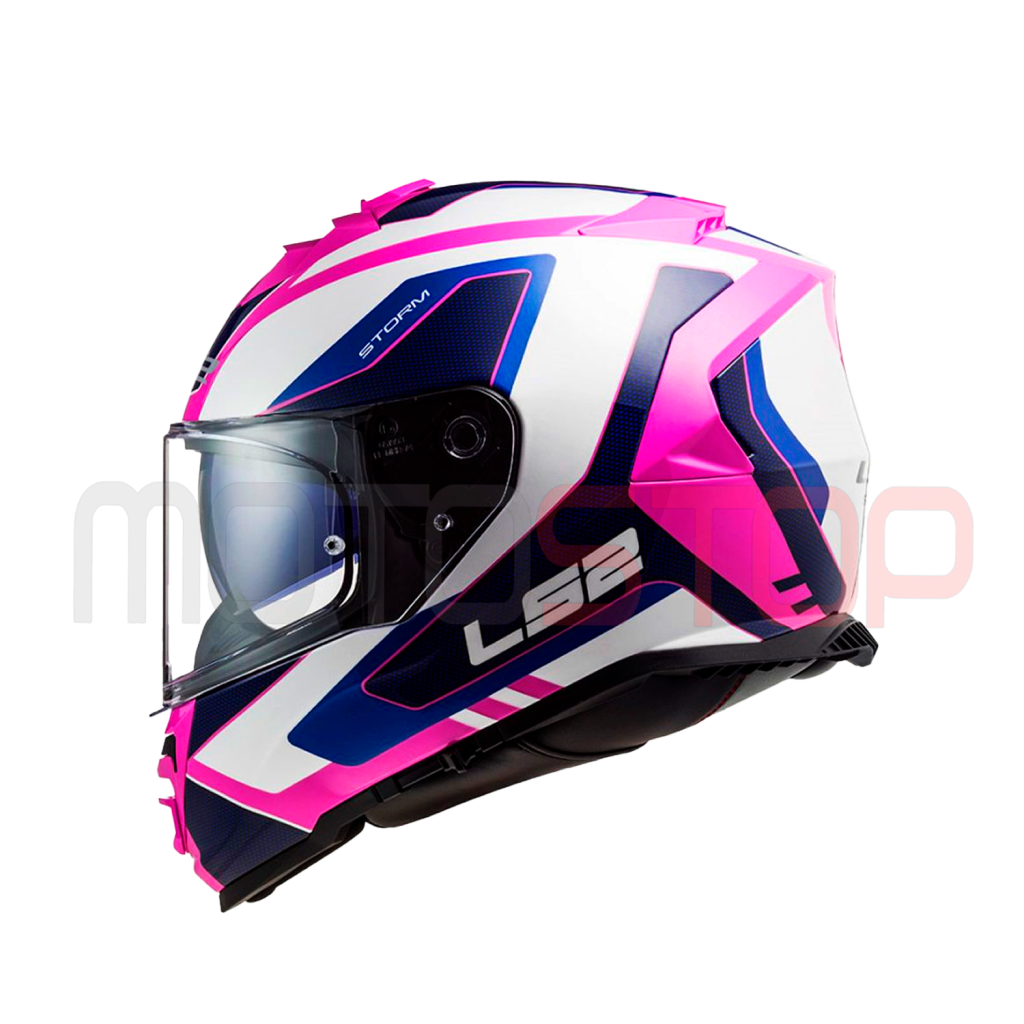 Casco Ls2 Ff800 Storm Blanco Rosa / Incluye Pinlock