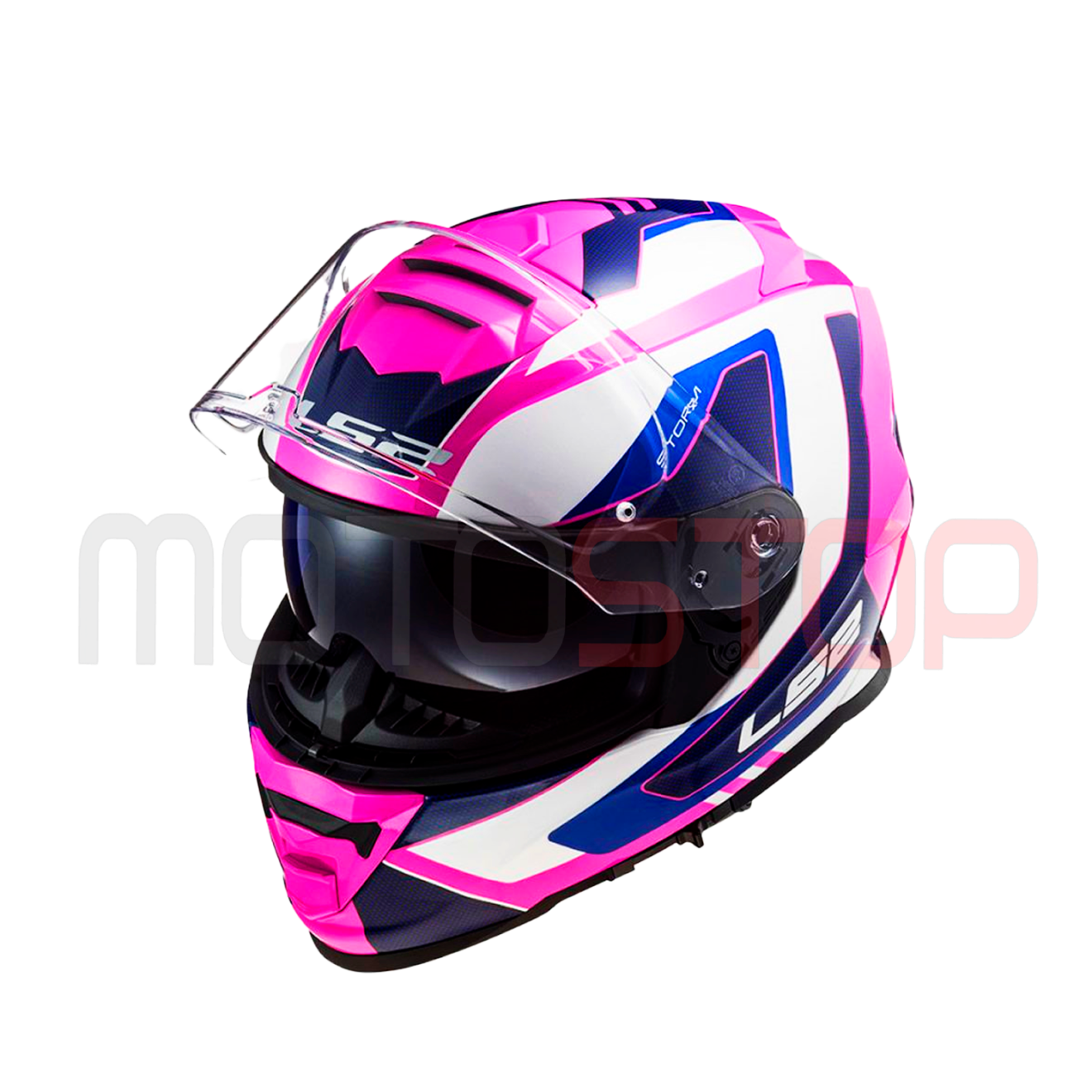 Casco Ls2 Ff800 Storm Blanco Rosa / Incluye Pinlock