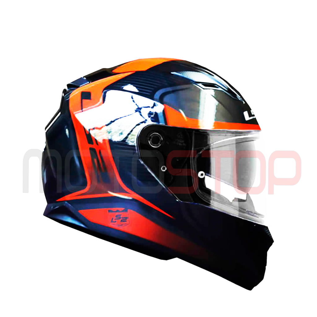 Casco Integral Ls2 Ff320 Stream Evo Flaux Negro Rojo
