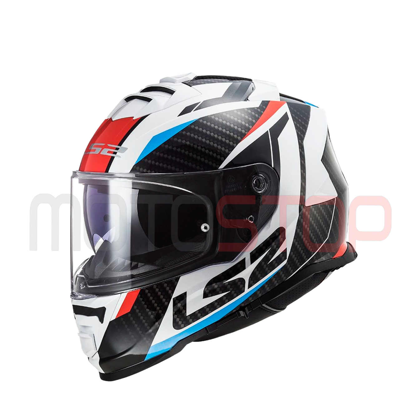 Casco Ls2 Ff800 Storm Racer Azul Rojo / Incluye Pinlock