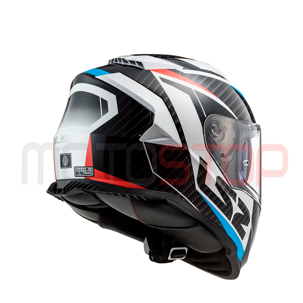 Casco Ls2 Ff800 Storm Racer Azul Rojo / Incluye Pinlock