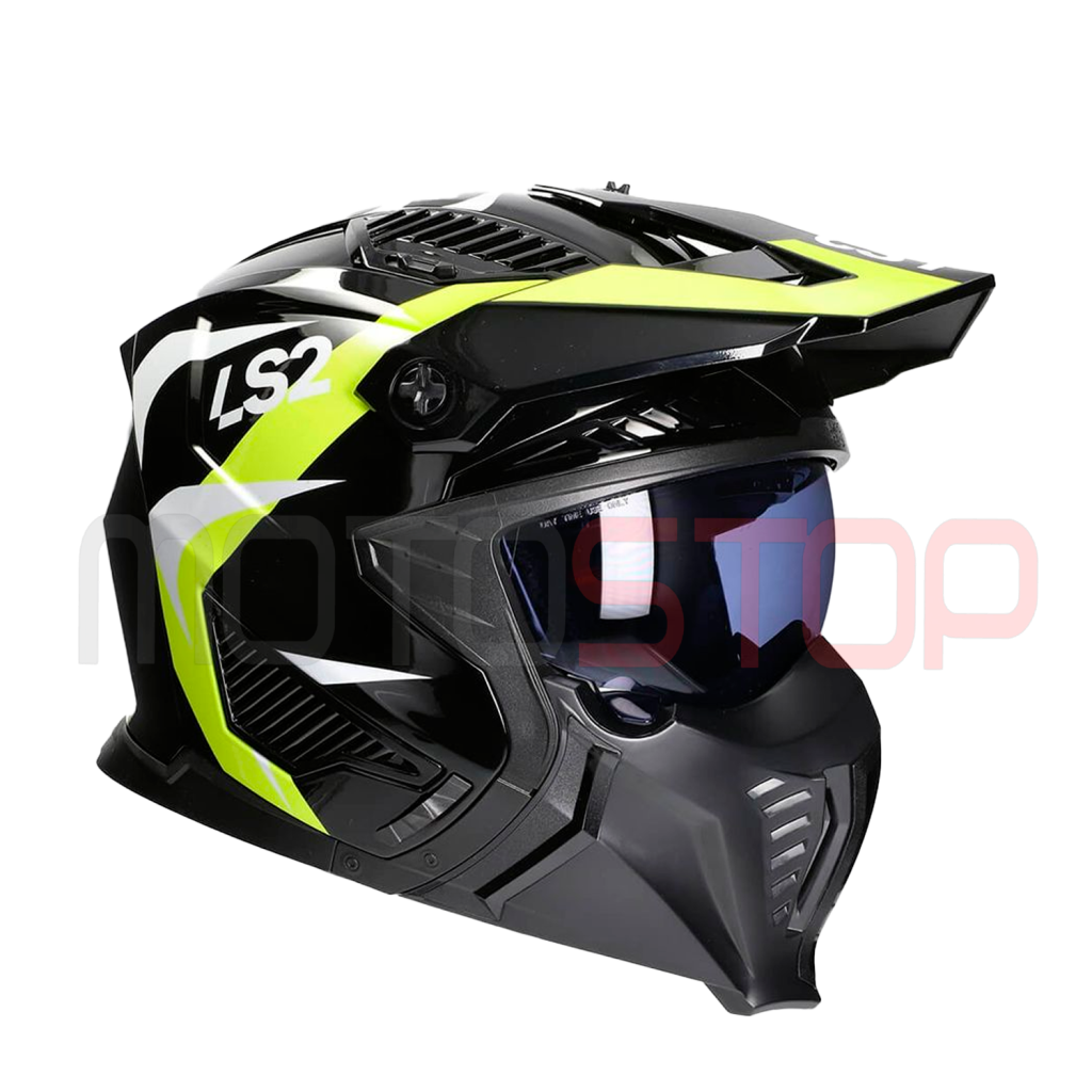 Casco Ls2 Of606 Drifter Triality Amarillo