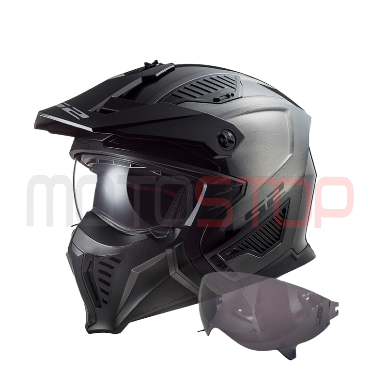 Casco Ls2 Of606 Drifter Jeans Titanio