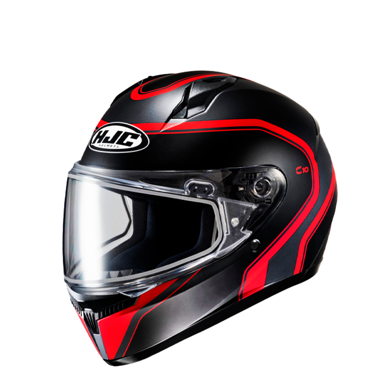 Casco HJC C10 Elie Negro / Rojo