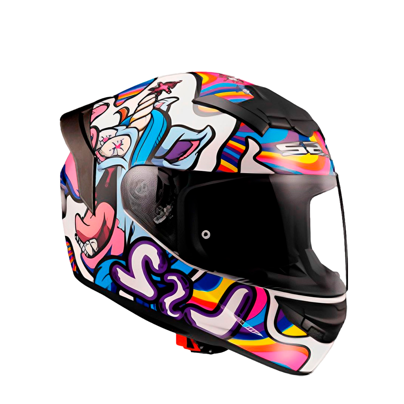 Casco Integral Ls2 Moto Ff352 Evo Bubble Blanco