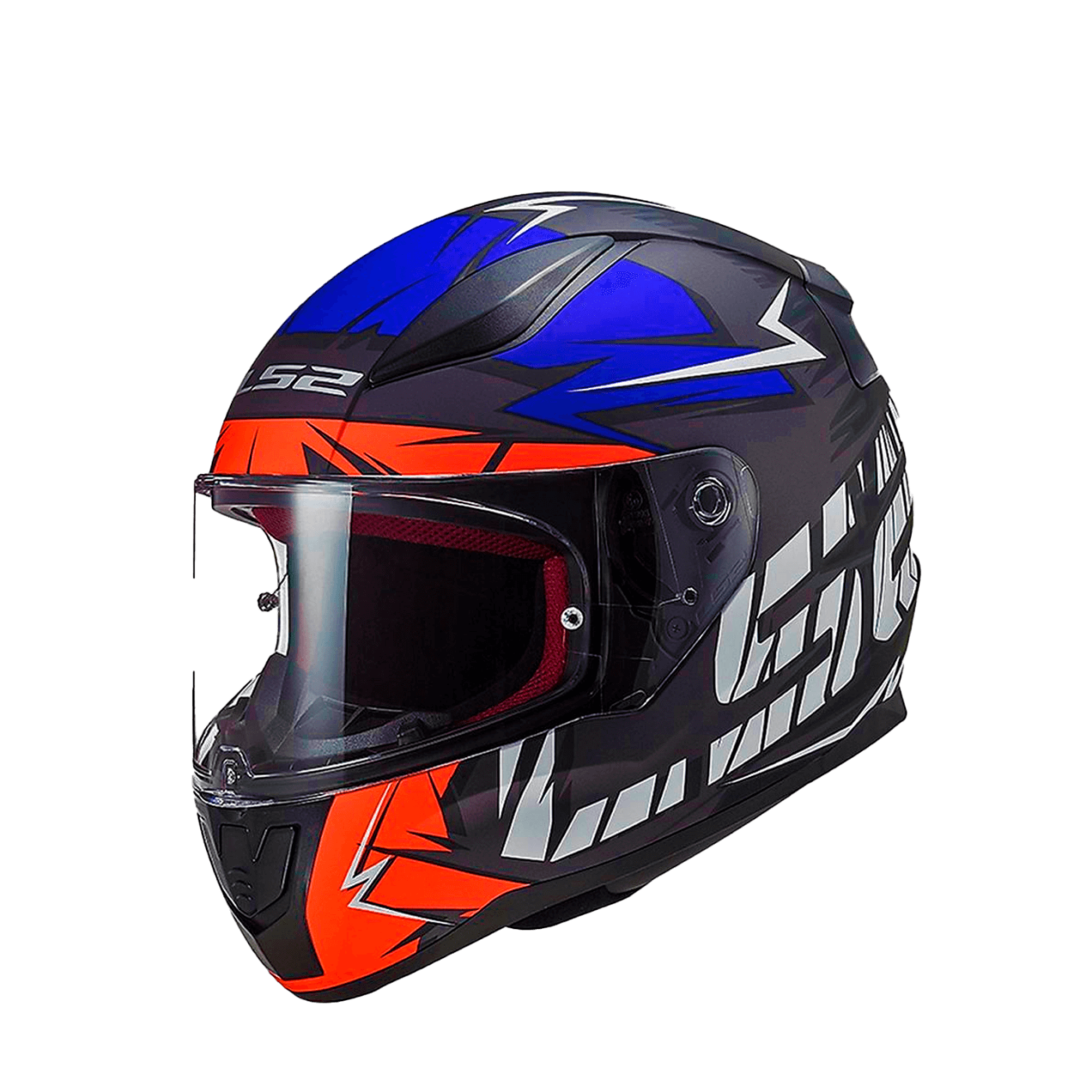 Casco Ls2 ff353 rapid Chromo Naranjo / Azul Matte