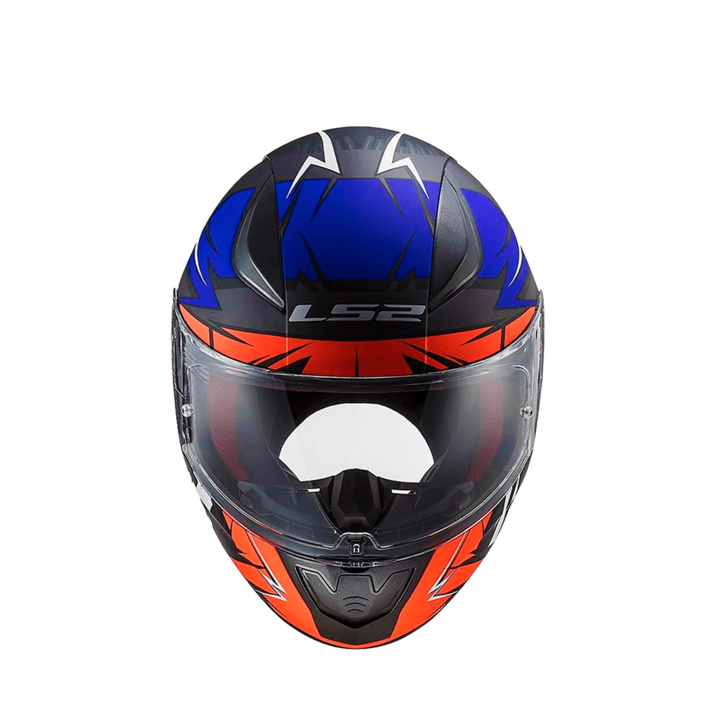 Casco Ls2 ff353 rapid Chromo Naranjo / Azul Matte