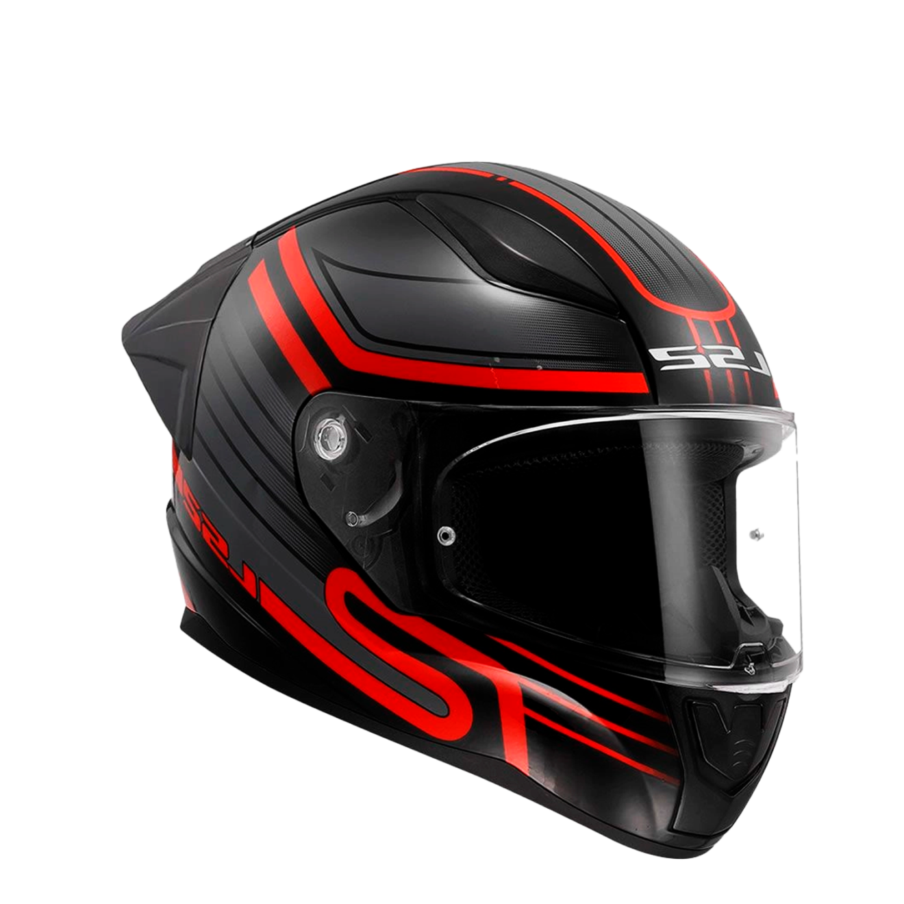 Casco Ls2 ff353 Evo Rapid II Circuit Negro Rojo