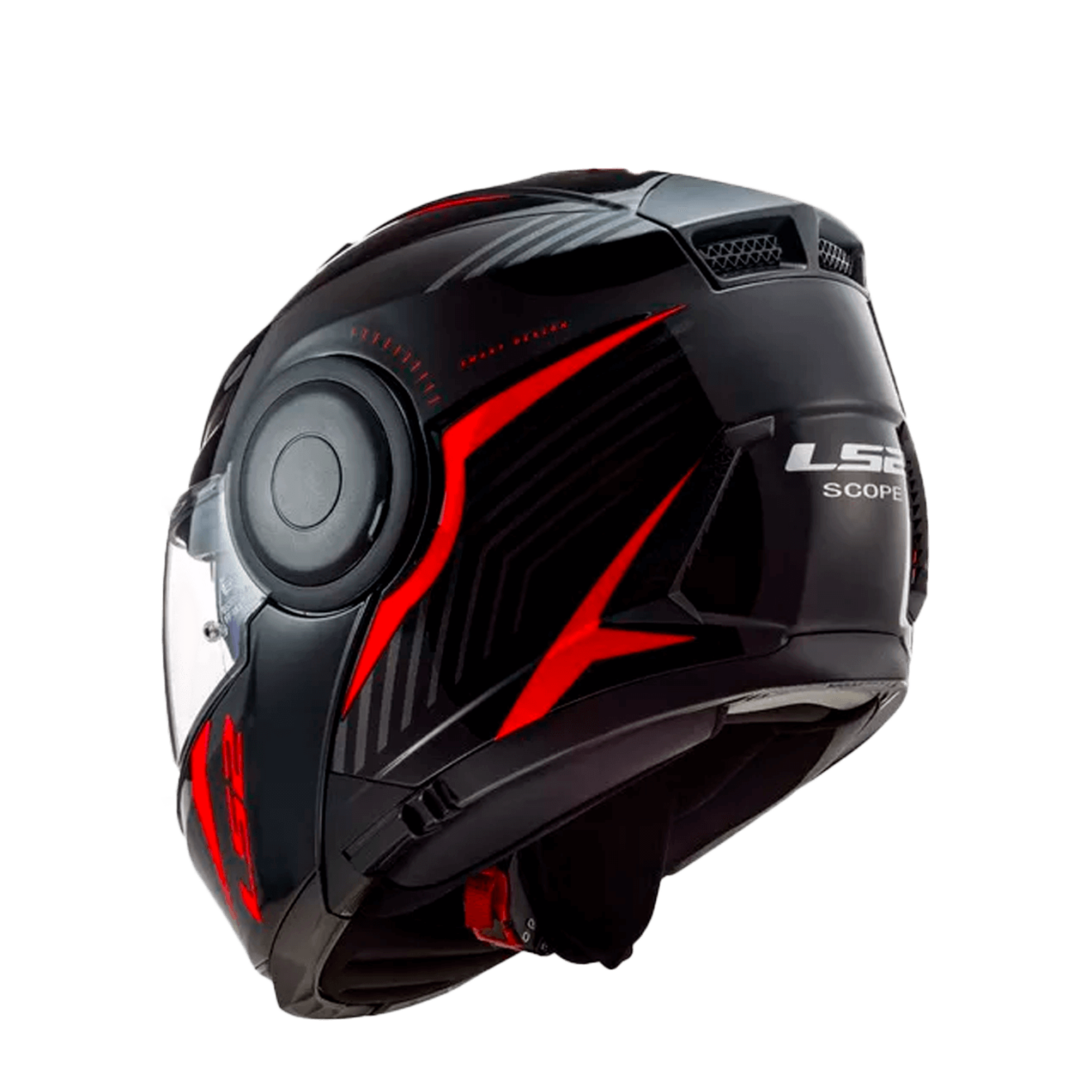 Casco Ls2 FF902 II Skid Negro Rojo / Pinlock