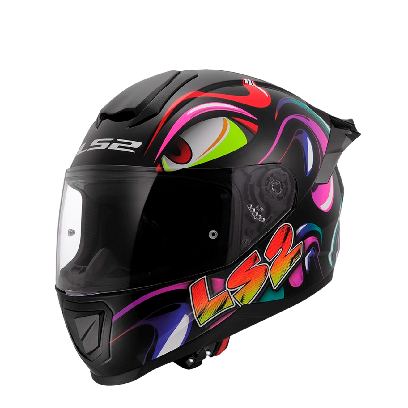 CASCO LS2 FF802 FLASH II MUTANT NEGRO MATTE