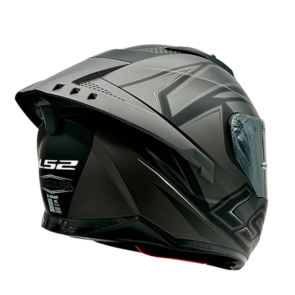 CASCO LS2 FF806 FUSION SINGULAR NEGRO GRIS MATE / VISOR ESPEJO