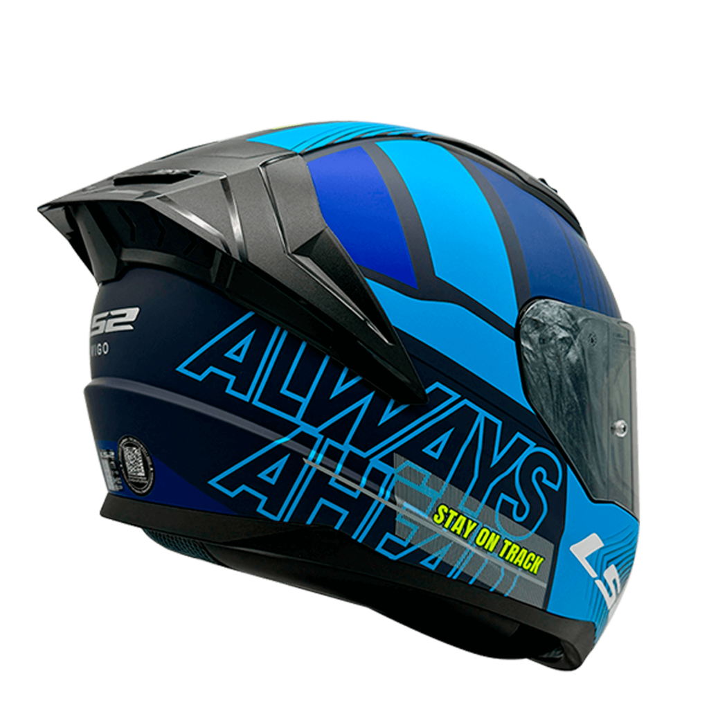 CASCO LS2 FF810 VIGO SHIFT NEGRO AZUL MATTE / MICA ESPEJO
