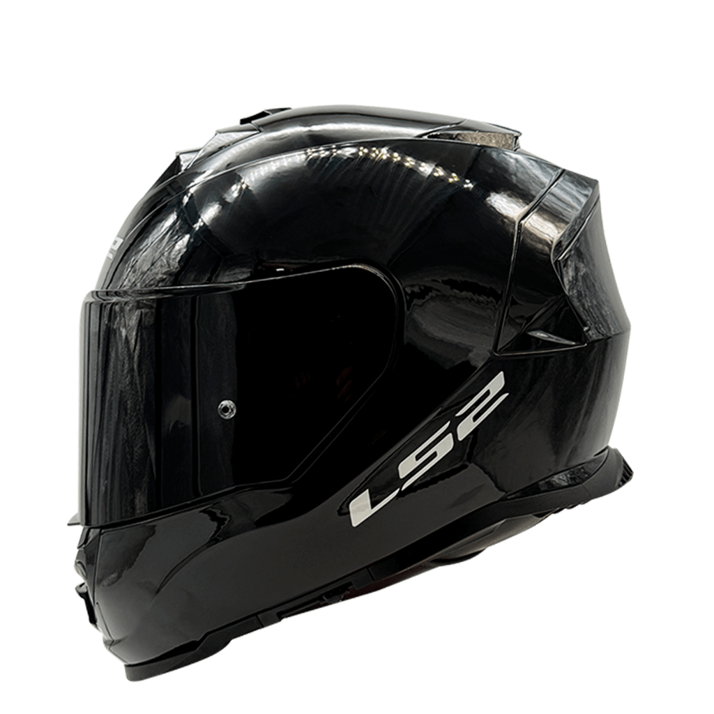 CASCO LS2 FF800 STORM II NEGRO BRILLANTE CON VISOR NEGRO